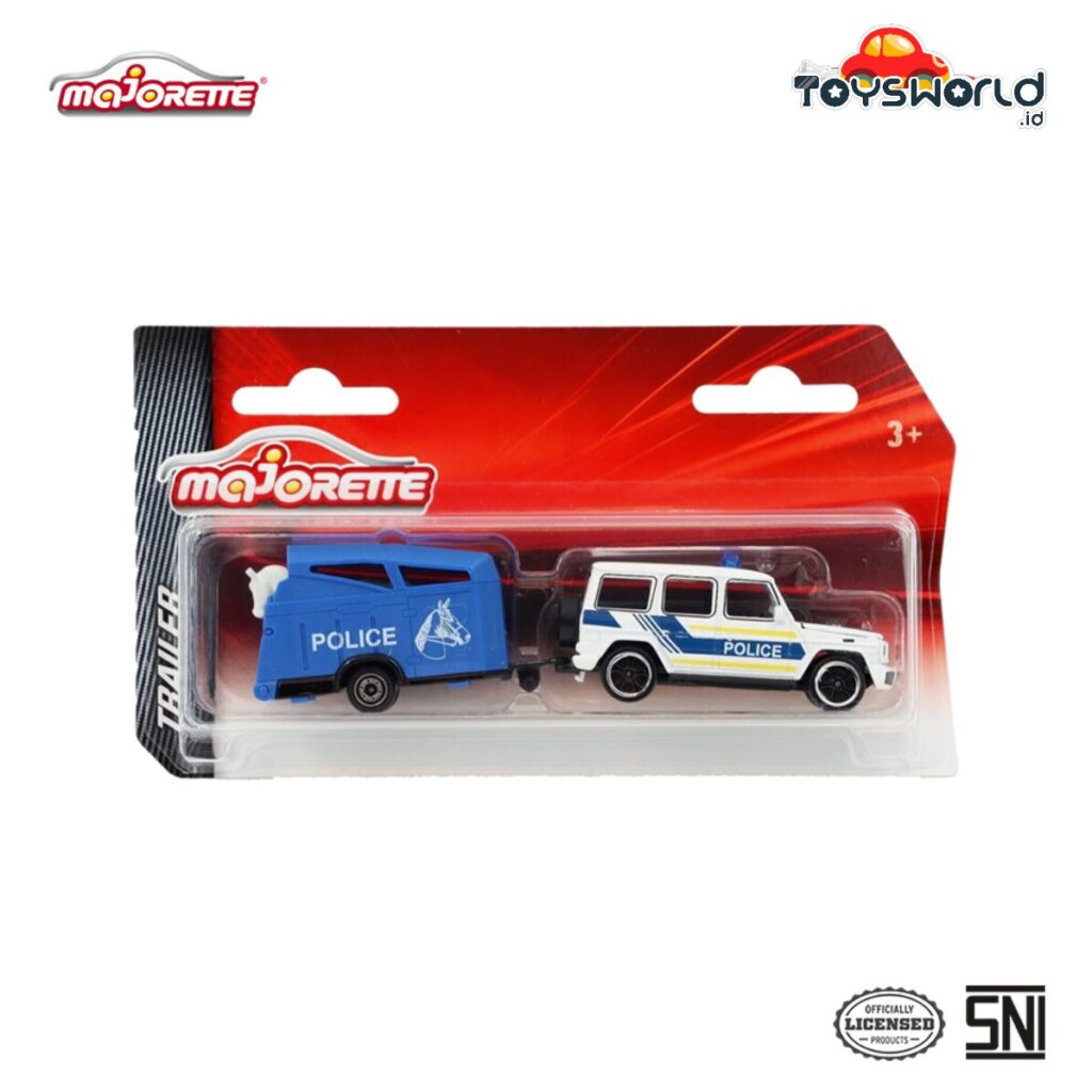 Majorette Trailer Mercedes-AMG G63 With Horse Trailer – Toysworld.id ...