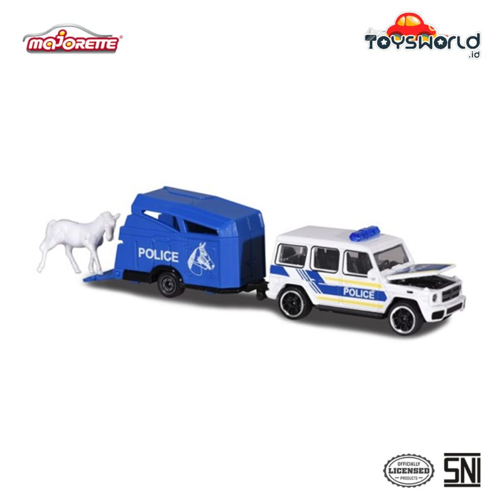 Majorette Trailer Mercedes-AMG G63 With Horse Trailer – Toysworld.id ...